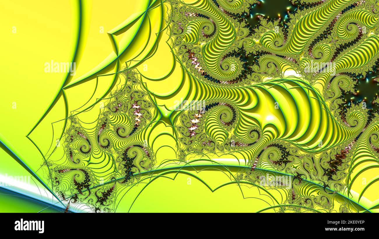 Abstract fractal background Infinite universe computer generated image ...