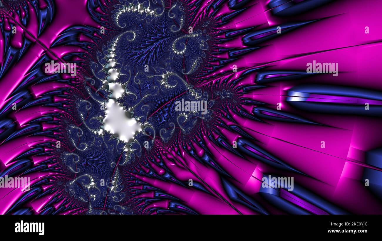 Abstract fractal background Infinite universe computer generated image ...