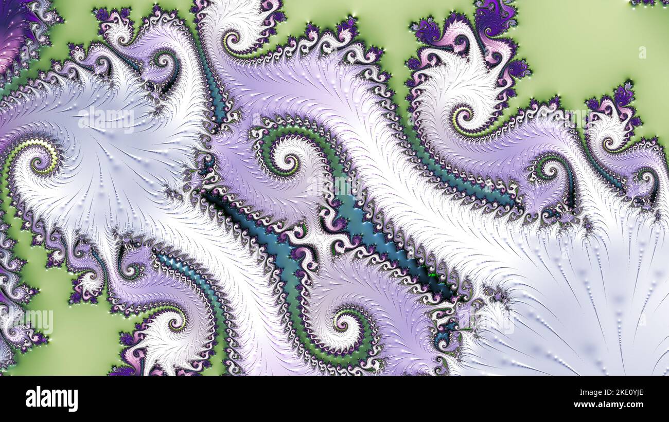 Abstract fractal background Infinite universe computer generated image ...