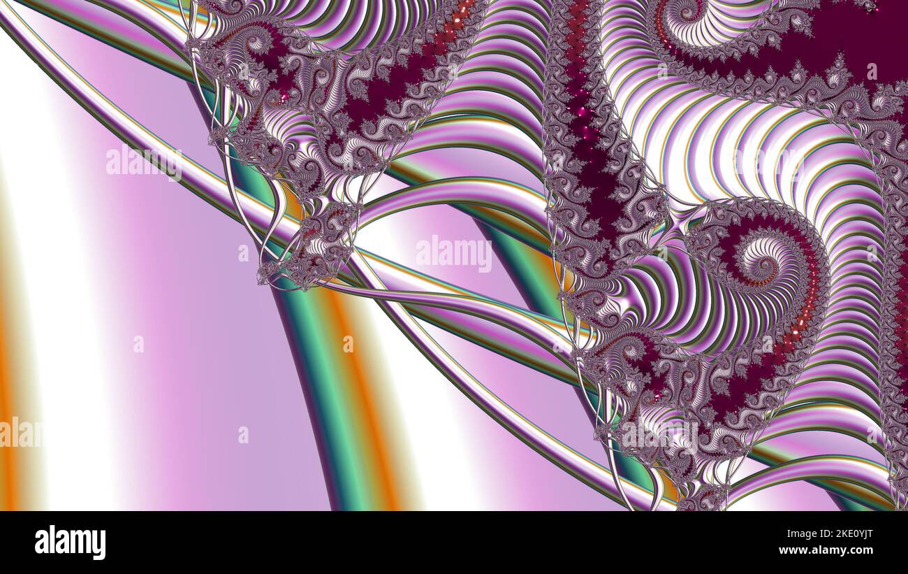 Abstract fractal background Infinite universe computer generated image ...