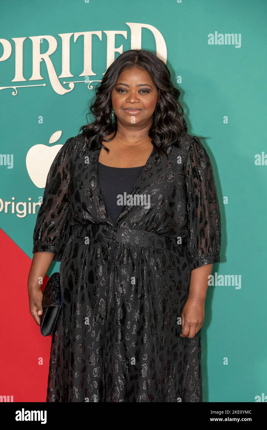 Octavia Spencer attends the Apple Original Film's "Spirited" New York ...