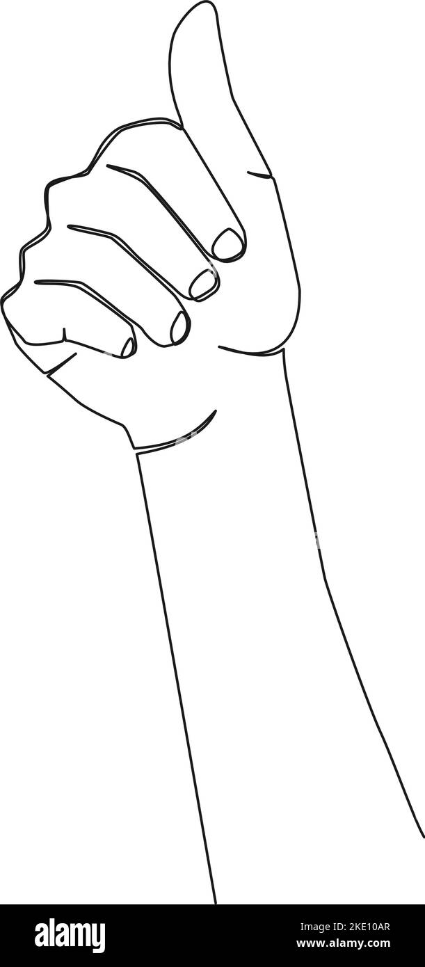 Thumb up doodle drawing Stock Vector Images - Alamy