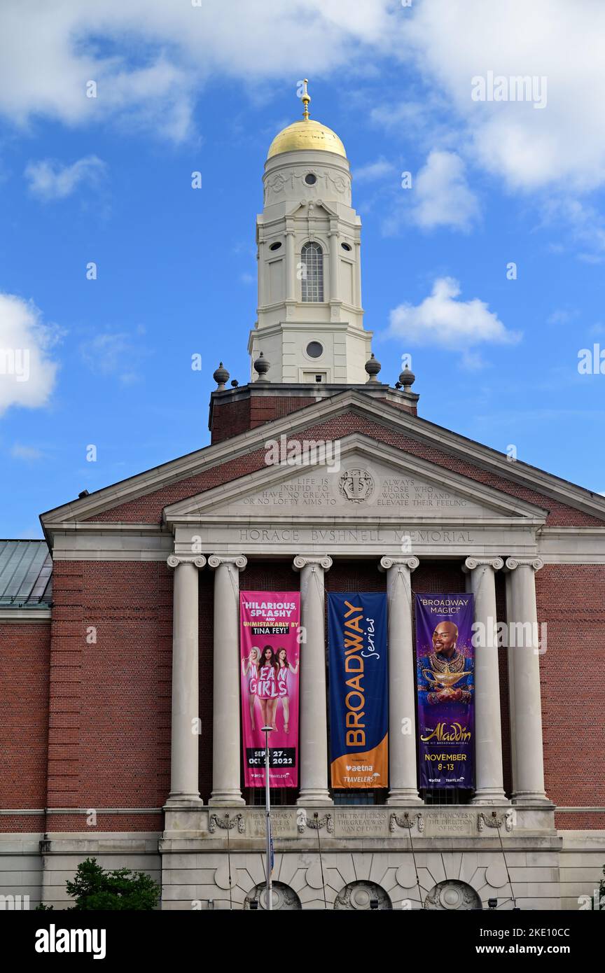Hartford, Connecticut, USA. The Bushnell Performing Arts Center (The ...