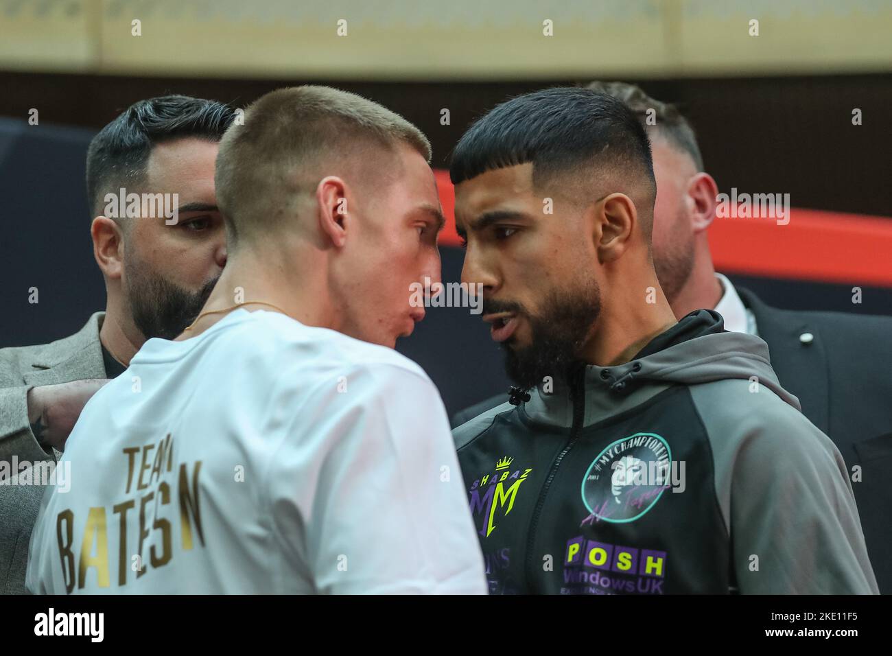 Tempers flair as Jack Bateson an Shabaz Masoud face off during the ...