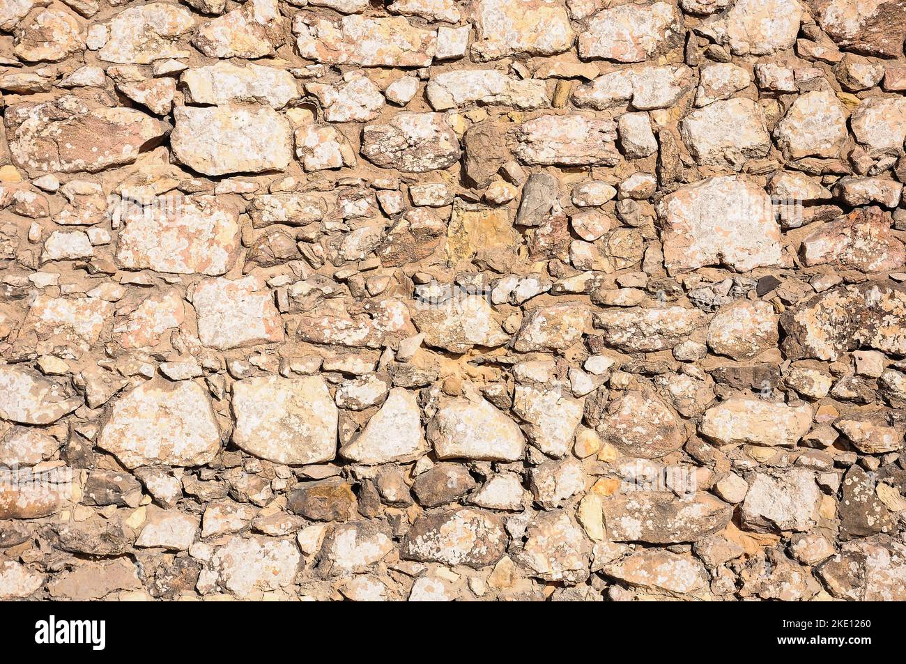 Timeless Textures: Stone Wall in the Algarve, Portugal Stock Photo - Alamy