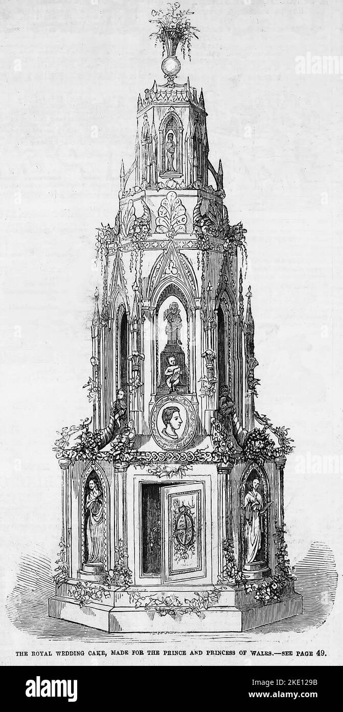 Royal wedding cake 19th century hi-res stock photography and images - Alamy