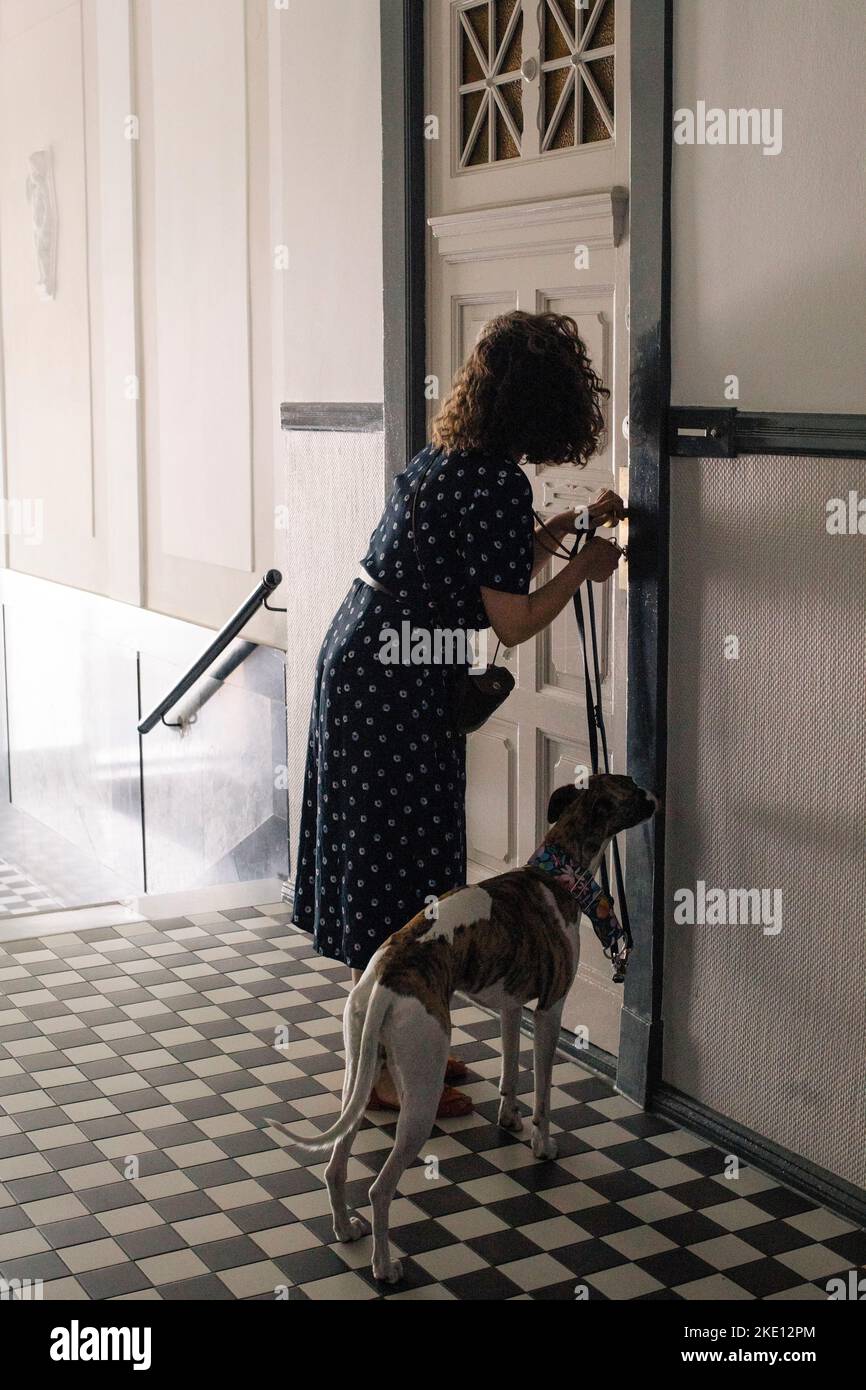 Indoors dog house hi-res stock photography and images - Alamy