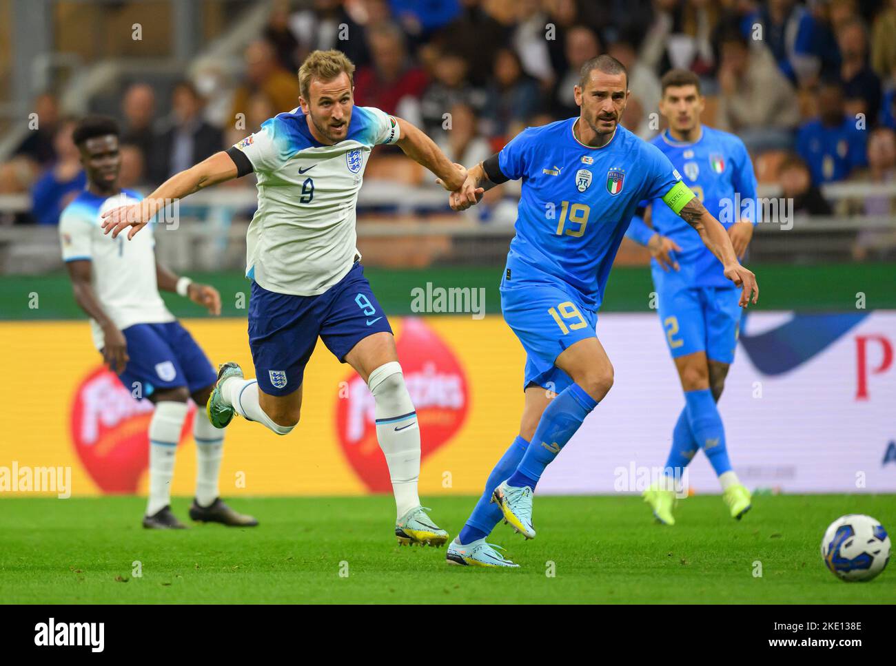 23 Oct 2022 - Italy v England - UEFA Nations League - Milan. England's ...
