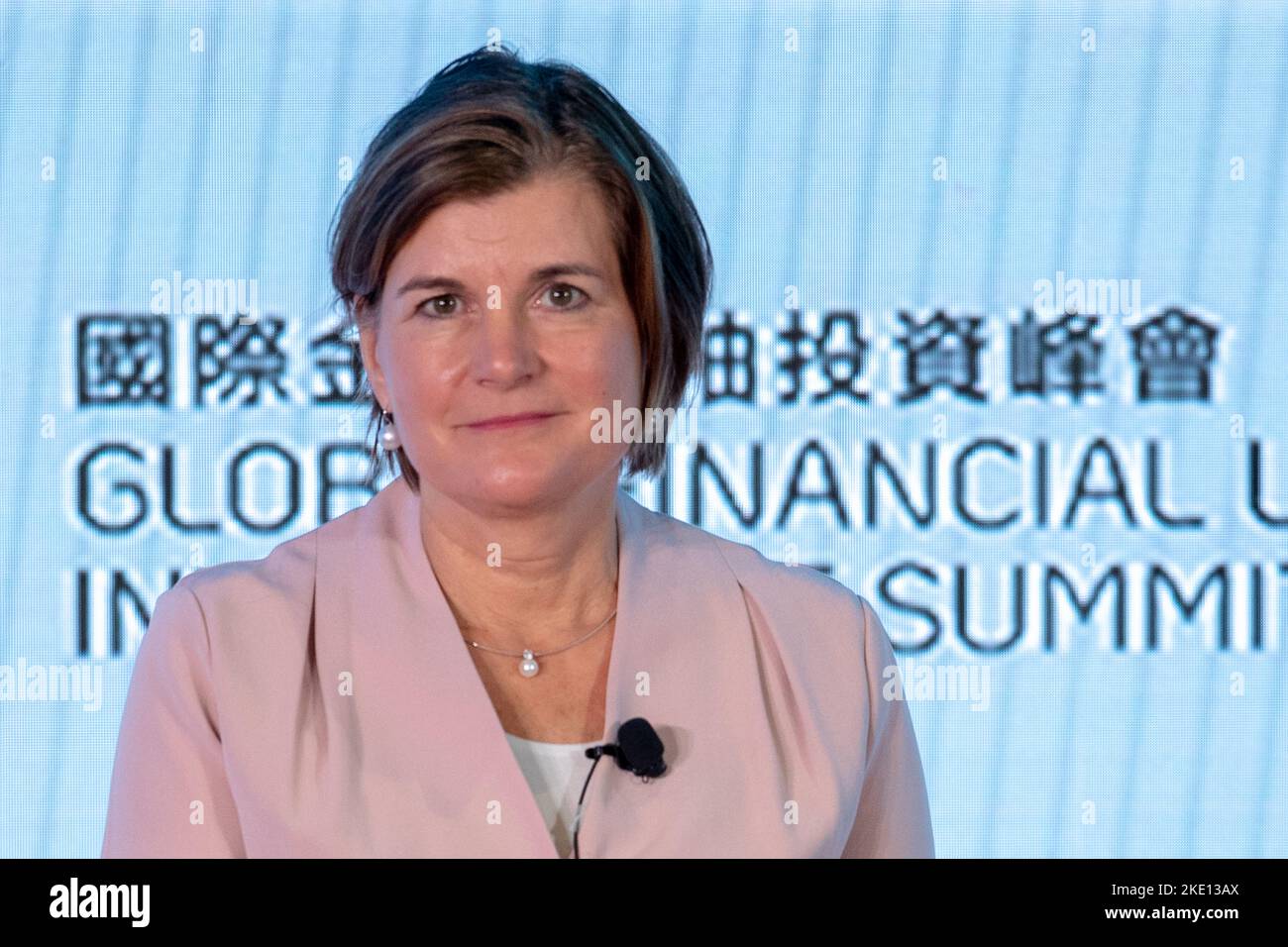 Hanneke Smits, CEO of BNY Mellon Investment Management, attends the ...