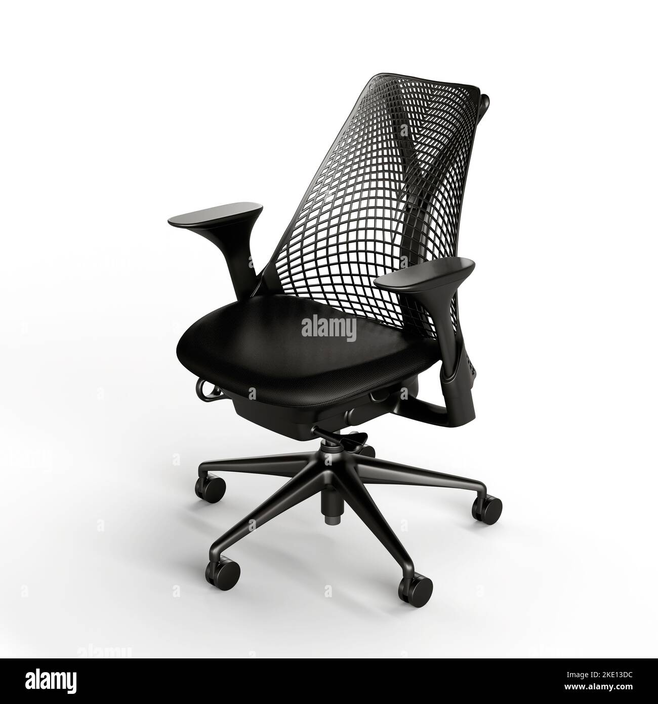 Black chair render hi-res stock photography and images - Alamy