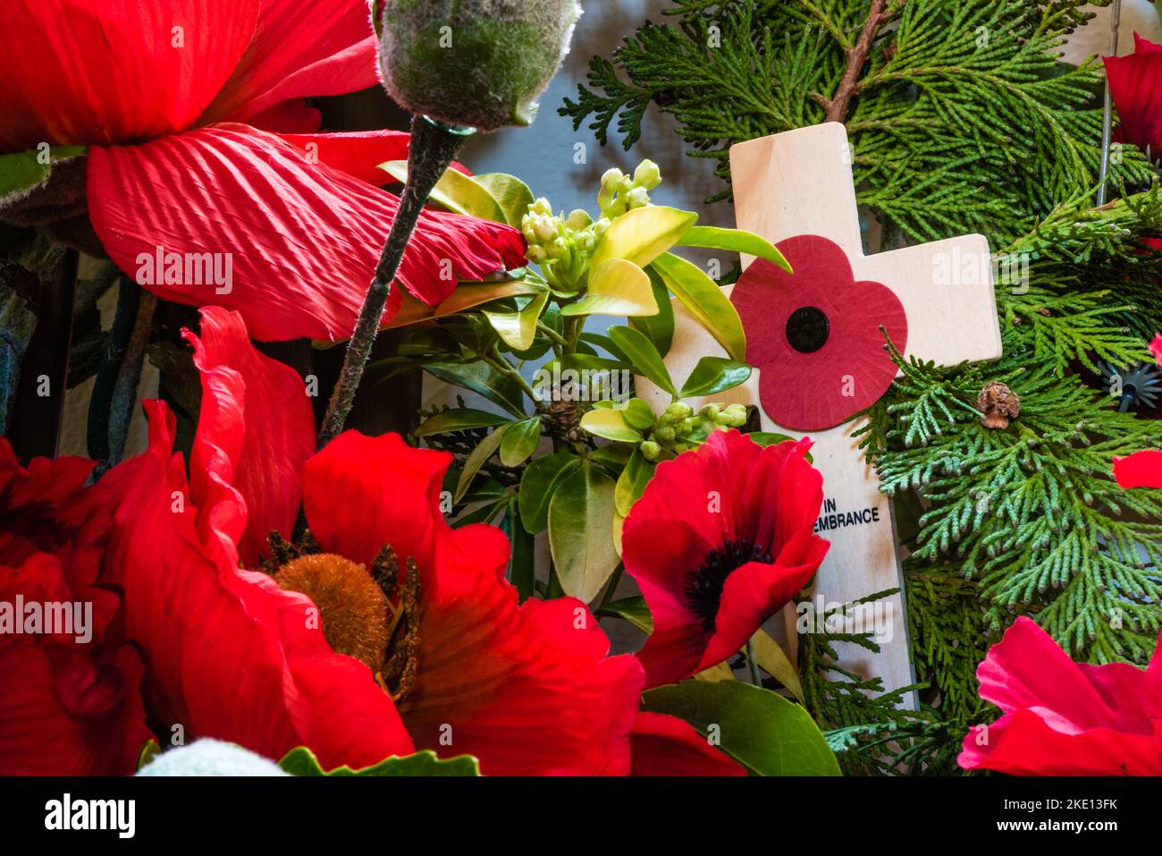 Remembrance Day Flower Display in All Saints Church, East Budleigh ...