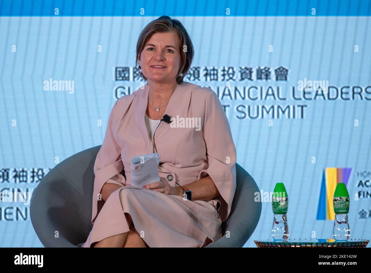 Hanneke Smits, CEO of BNY Mellon Investment Management, attends the ...