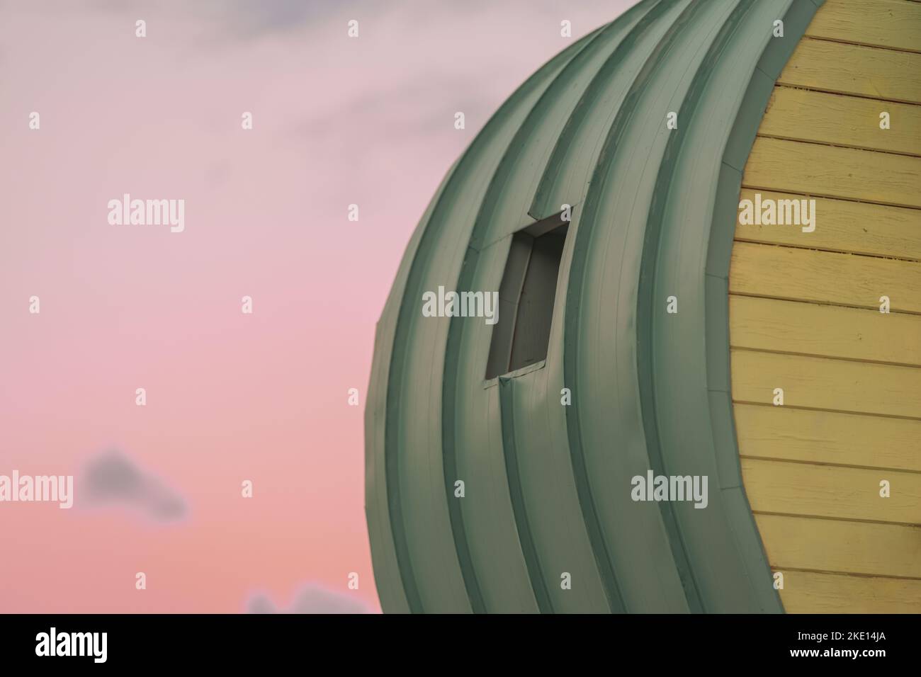 architecture lifeguard house Miami Beach colors sky love it Stock Photo ...