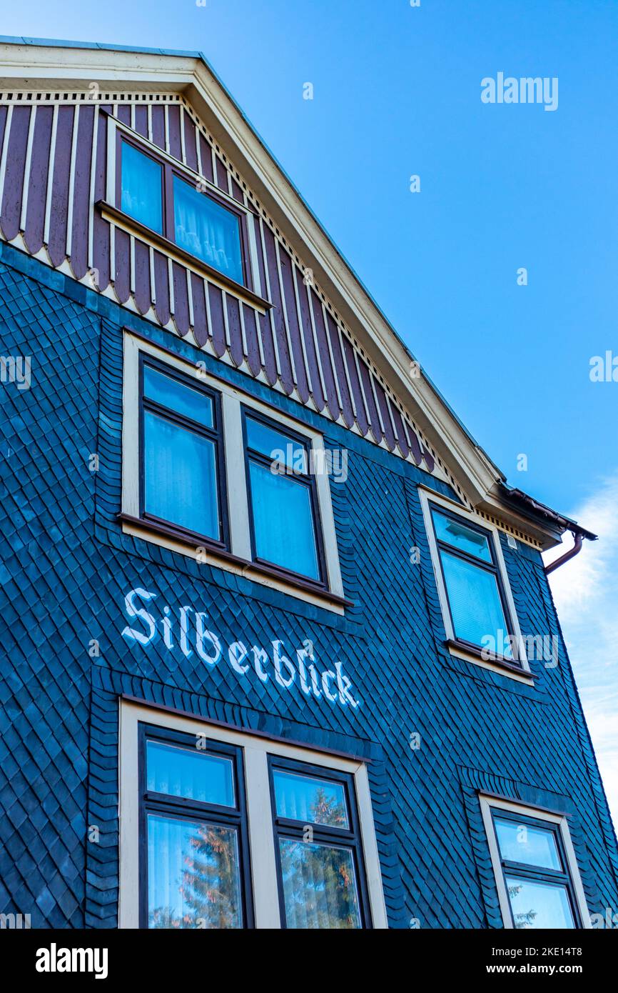 Short autumn hike through the winter sports resort of Oberhof am ...