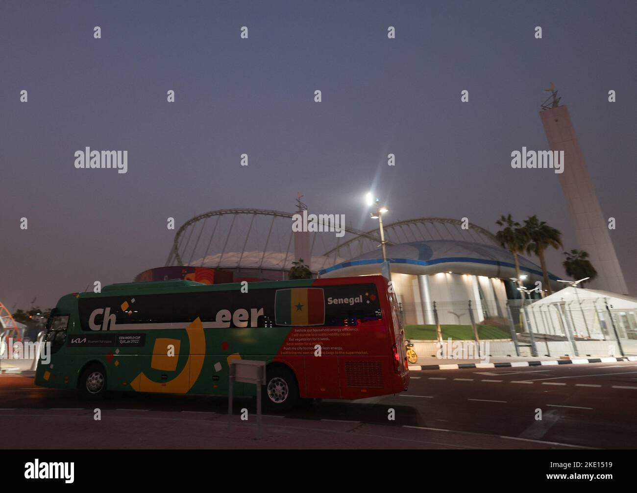 Qatar bus world cup hi-res stock photography and images - Alamy