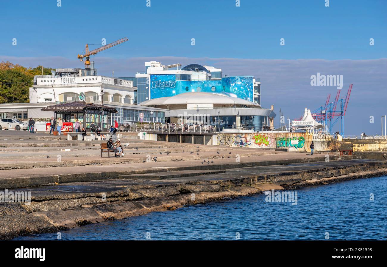 Embankment of Lanzheron beach in Odessa, Ukraine Stock Photo - Alamy