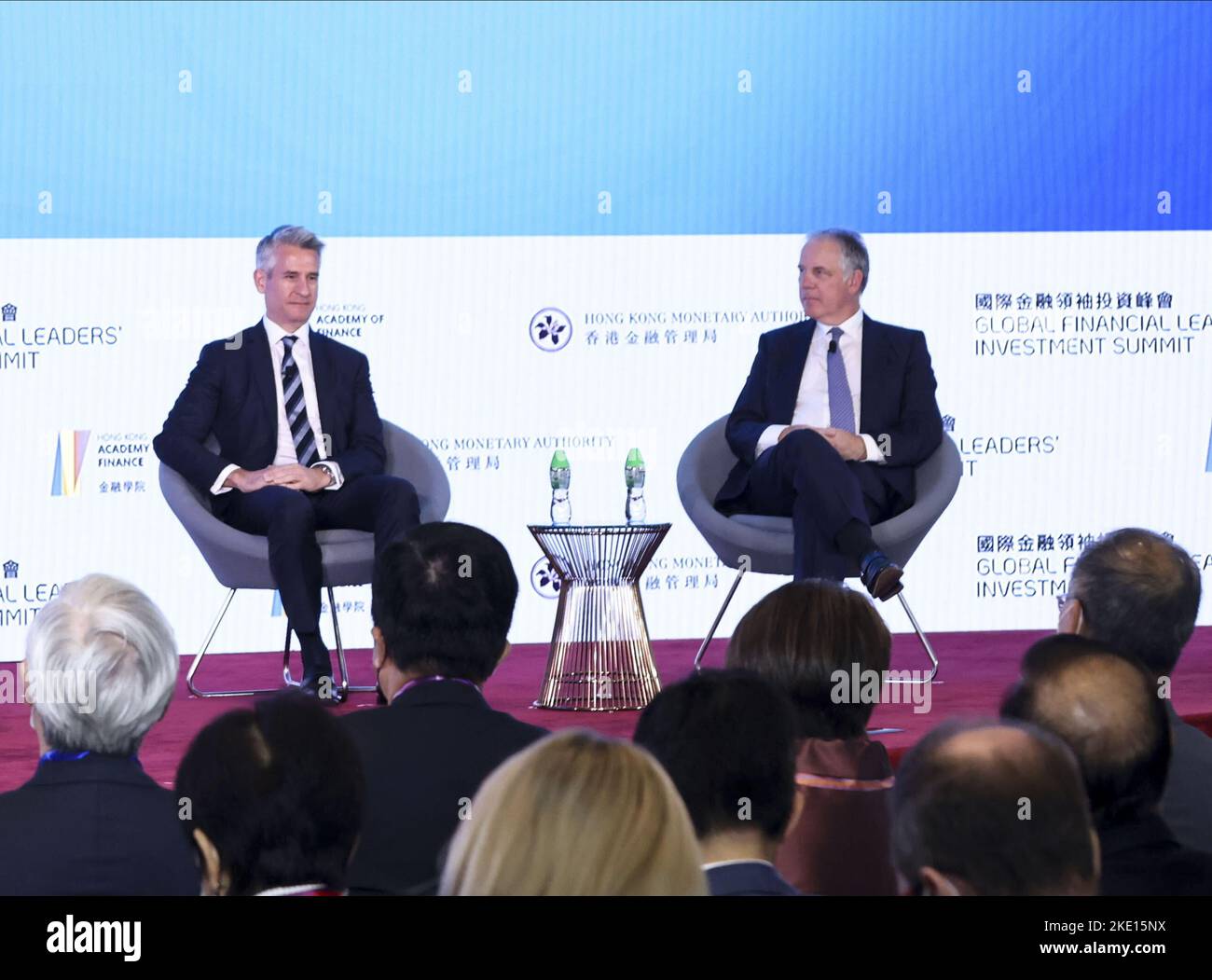 (From left) Ben Way, Group Head, Macquarie Asset Management; and Jim ...