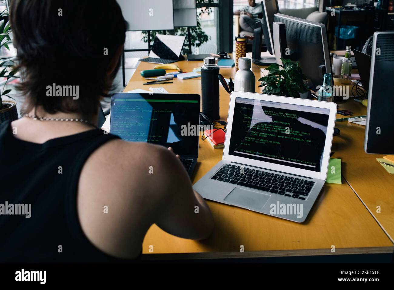 Person coding hi-res stock photography and images - Alamy