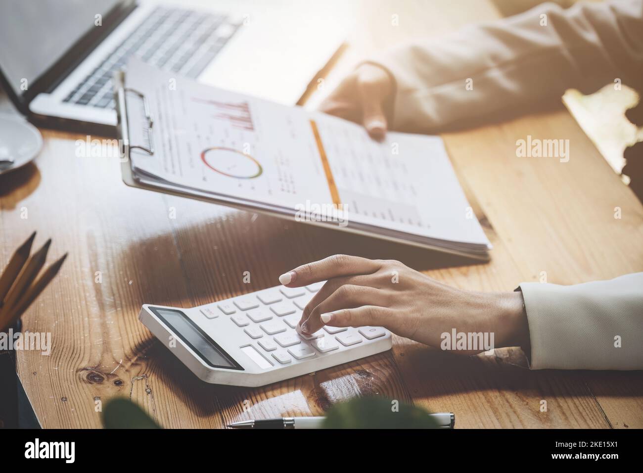 financial, Planning, Marketing and Accounting, Asian woman Economist ...