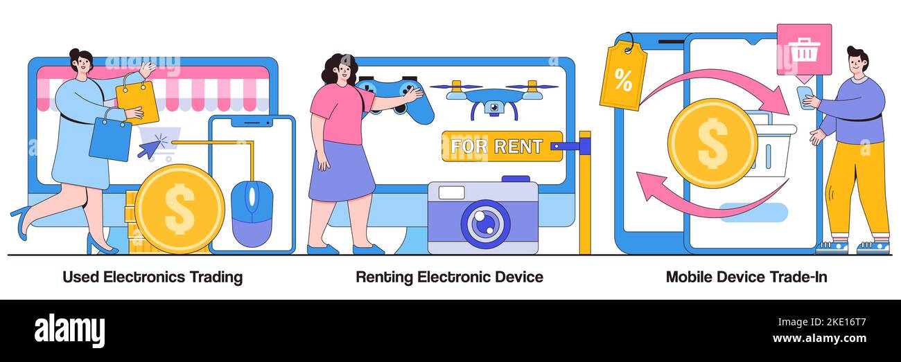 Used electronics trading, renting electronic devices, mobile device ...