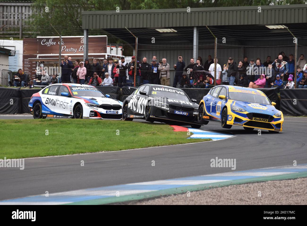 Ash Sutton Jake Hill Colin Turkington at BTCC Knockhill Touring Cars ...