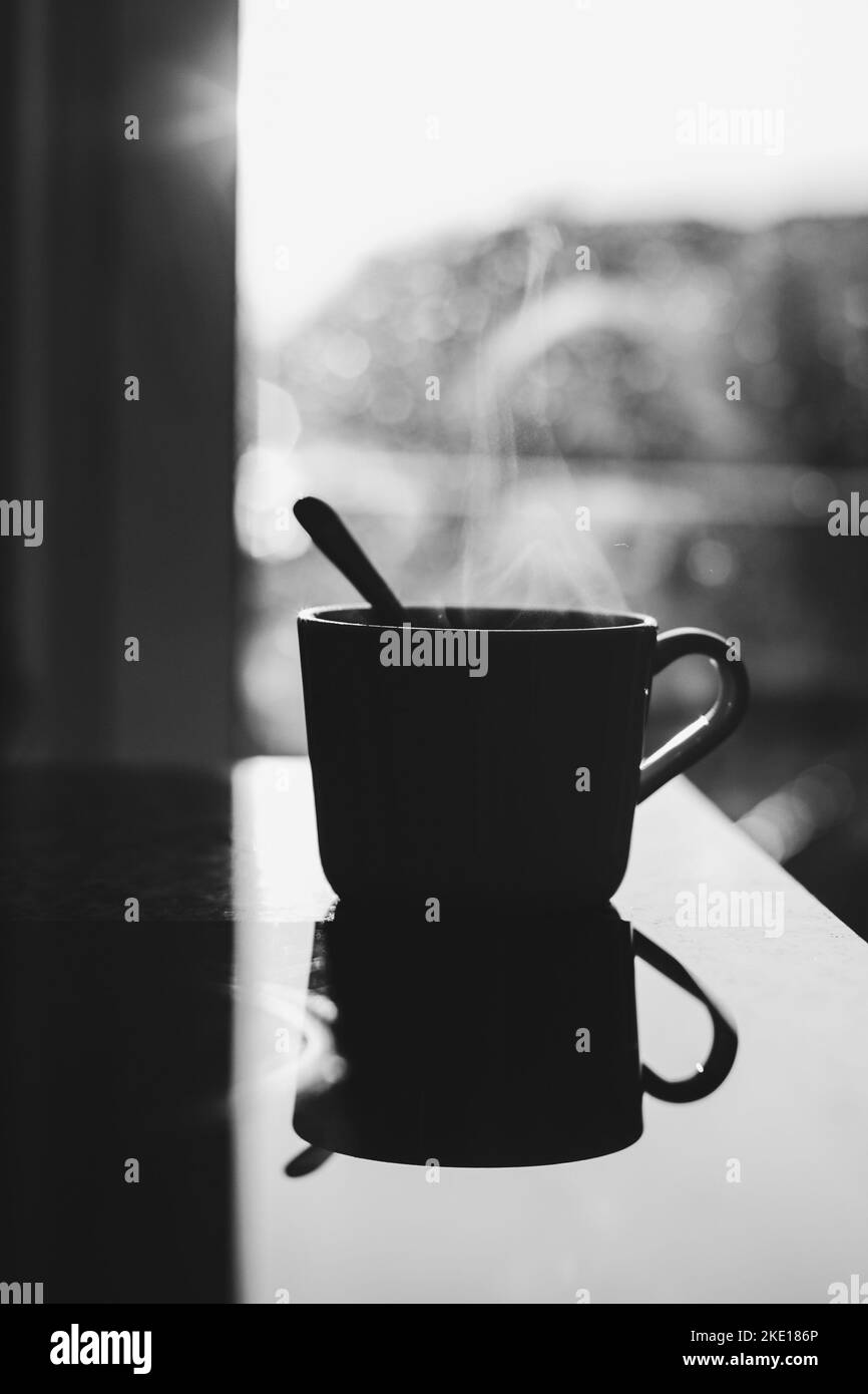 Coffee Tumblr Black And White