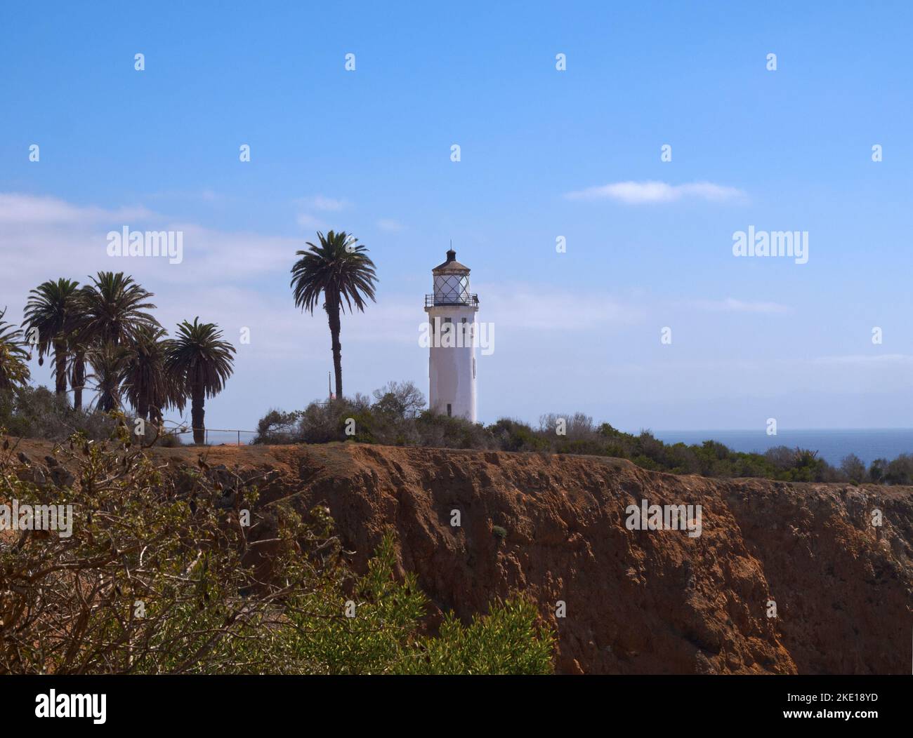 Point Vincente Lighthouse in Rancho Palos Verdes, California, USA Stock Photo - Alamy