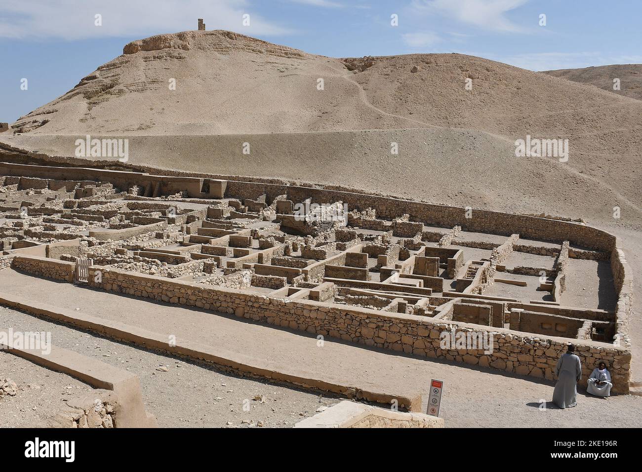 Deir el-Medina, or Dayr al-Madinah, an ancient Egyptian workmen´s ...