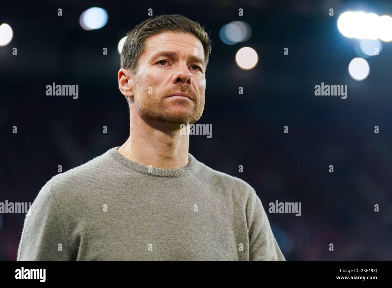 COLOGNE, GERMANY - NOVEMBER 9: Coach Xabi Bellarabi of Bayer 04 ...