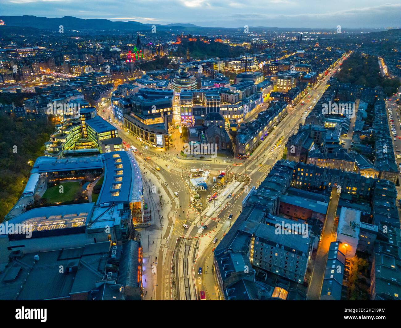 St james quarter from above hi-res stock photography and images - Alamy