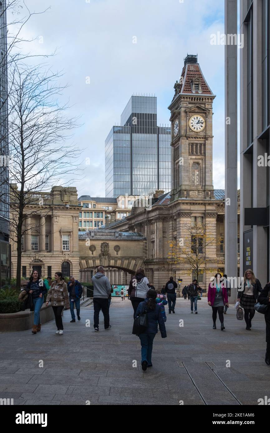 View of Chamberlain Square in Birmingham city centre Stock Photo - Alamy