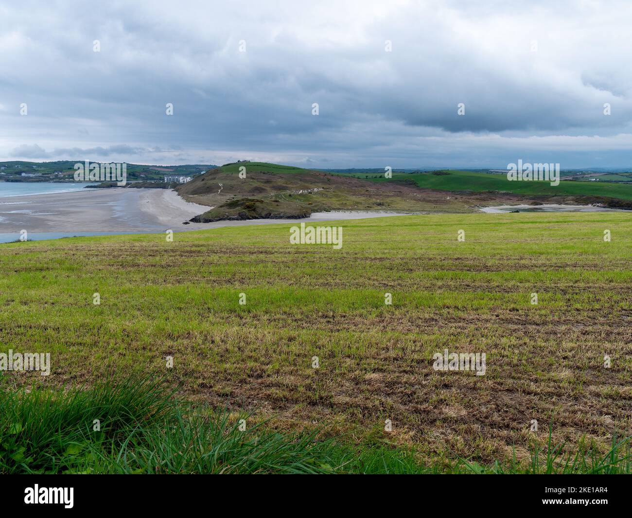 Picturesque hills in the south of Ireland, a view of the Clonakilty ...