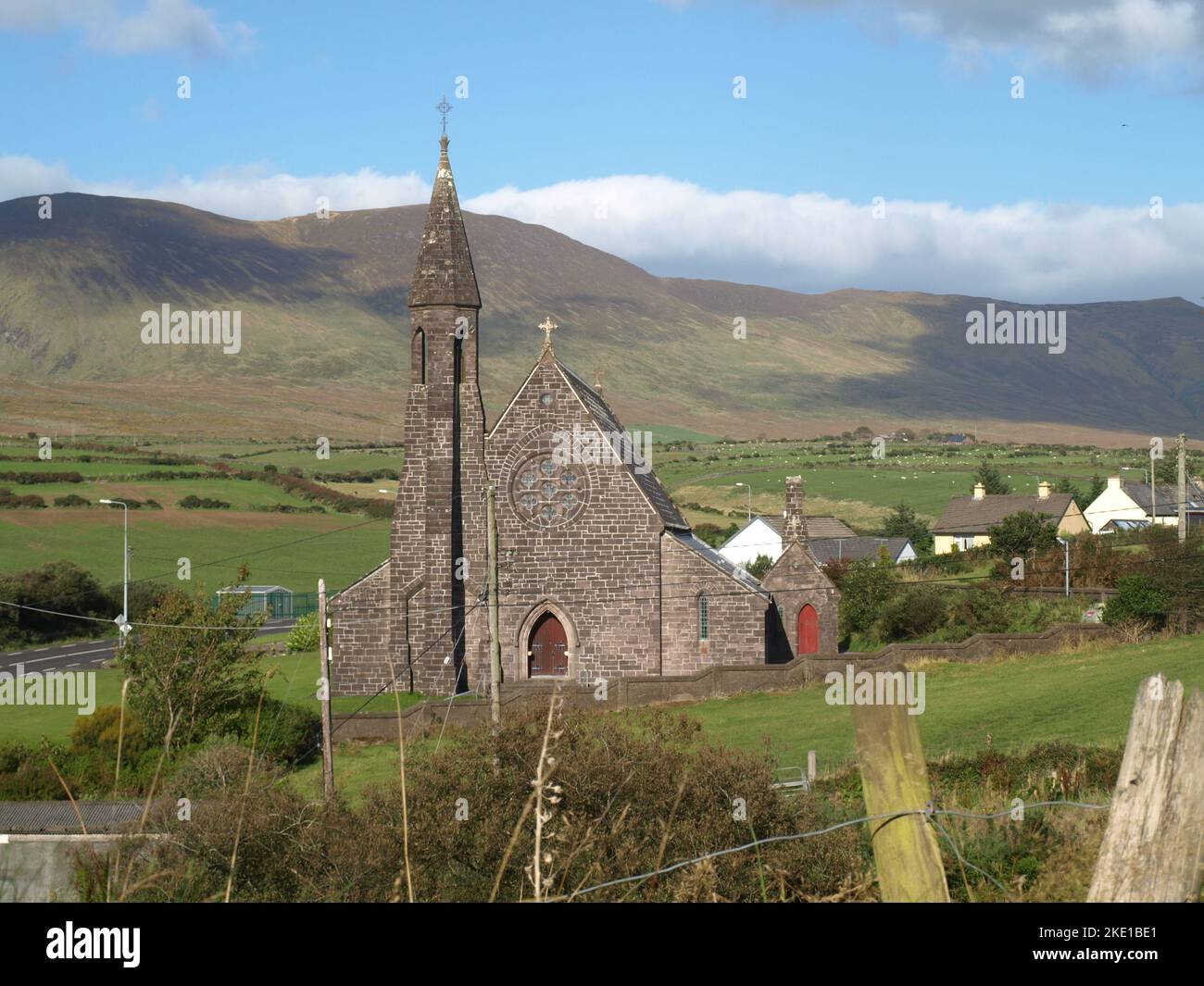 Church of Lispole on the Dingle Peninsula in Ireland Stock Photo - Alamy