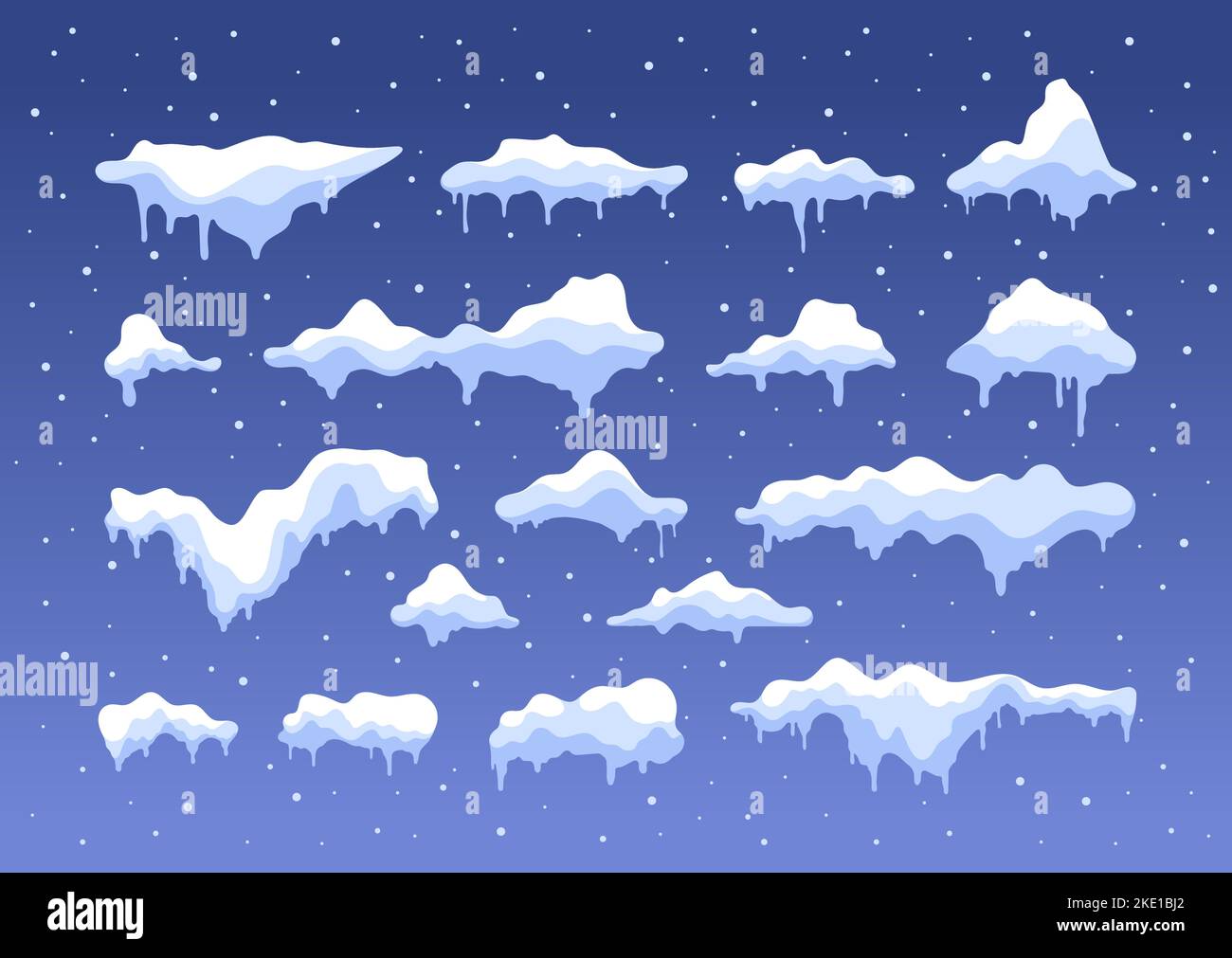 White capped roof Stock Vector Images - Alamy