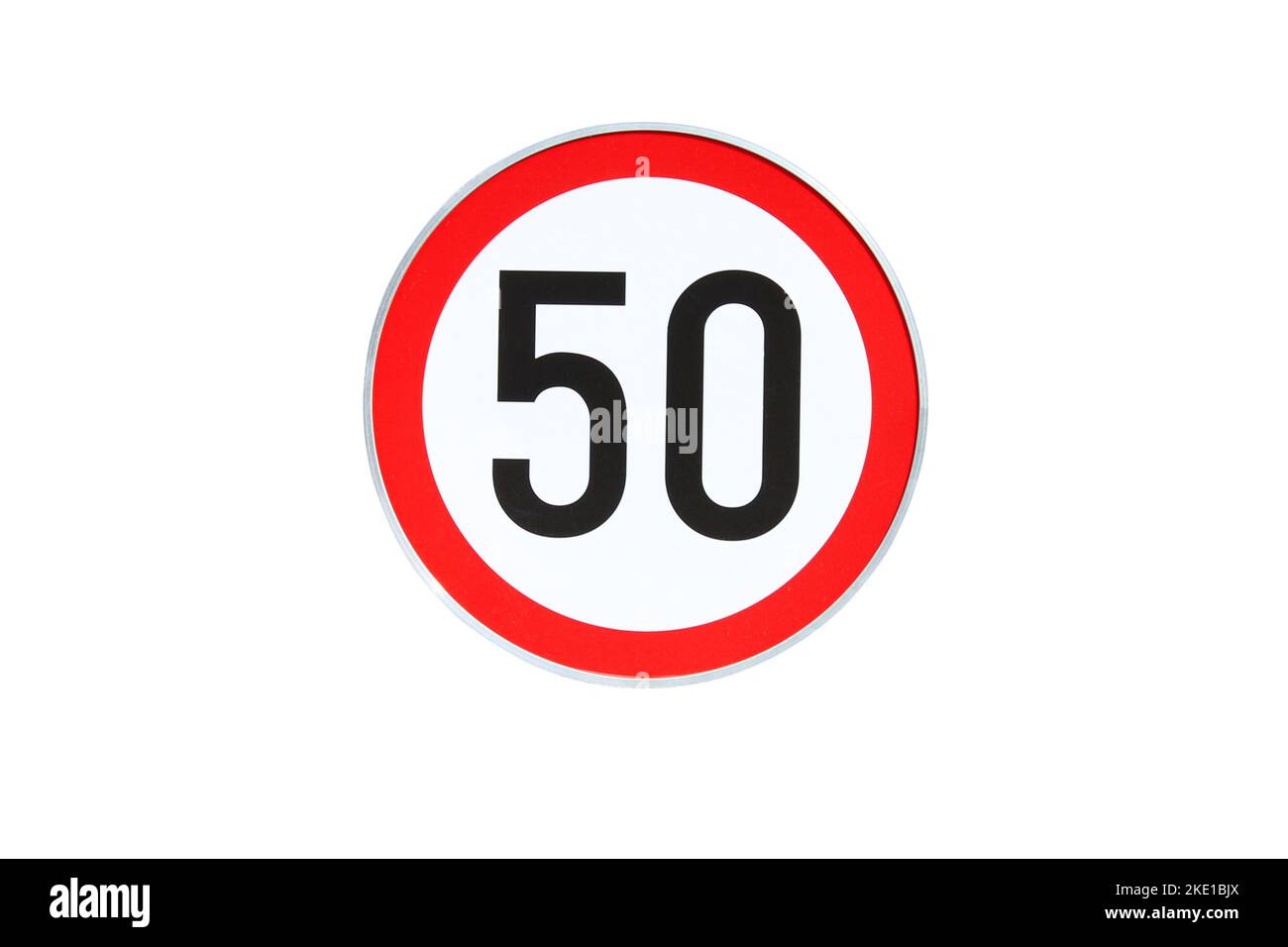 50 speed limit Cut Out Stock Images & Pictures - Alamy