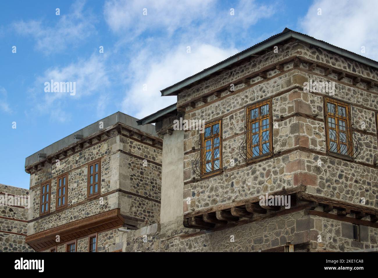 Anatolian stone houses. Erzurum stone houses. Historic stone houses ...