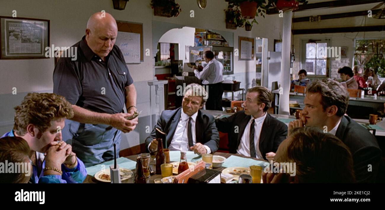 USA. Steve Buscemi, Quentin Tarantino, Michael Madsen, Edward Bunker ...