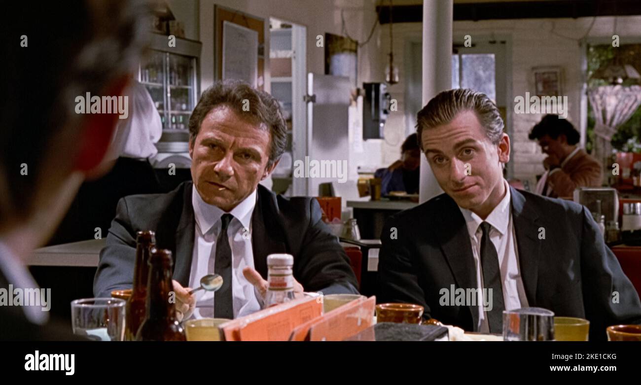 USA. Harvey Keitel and Tim Roth in a scene from the (C)Miramax movie ...