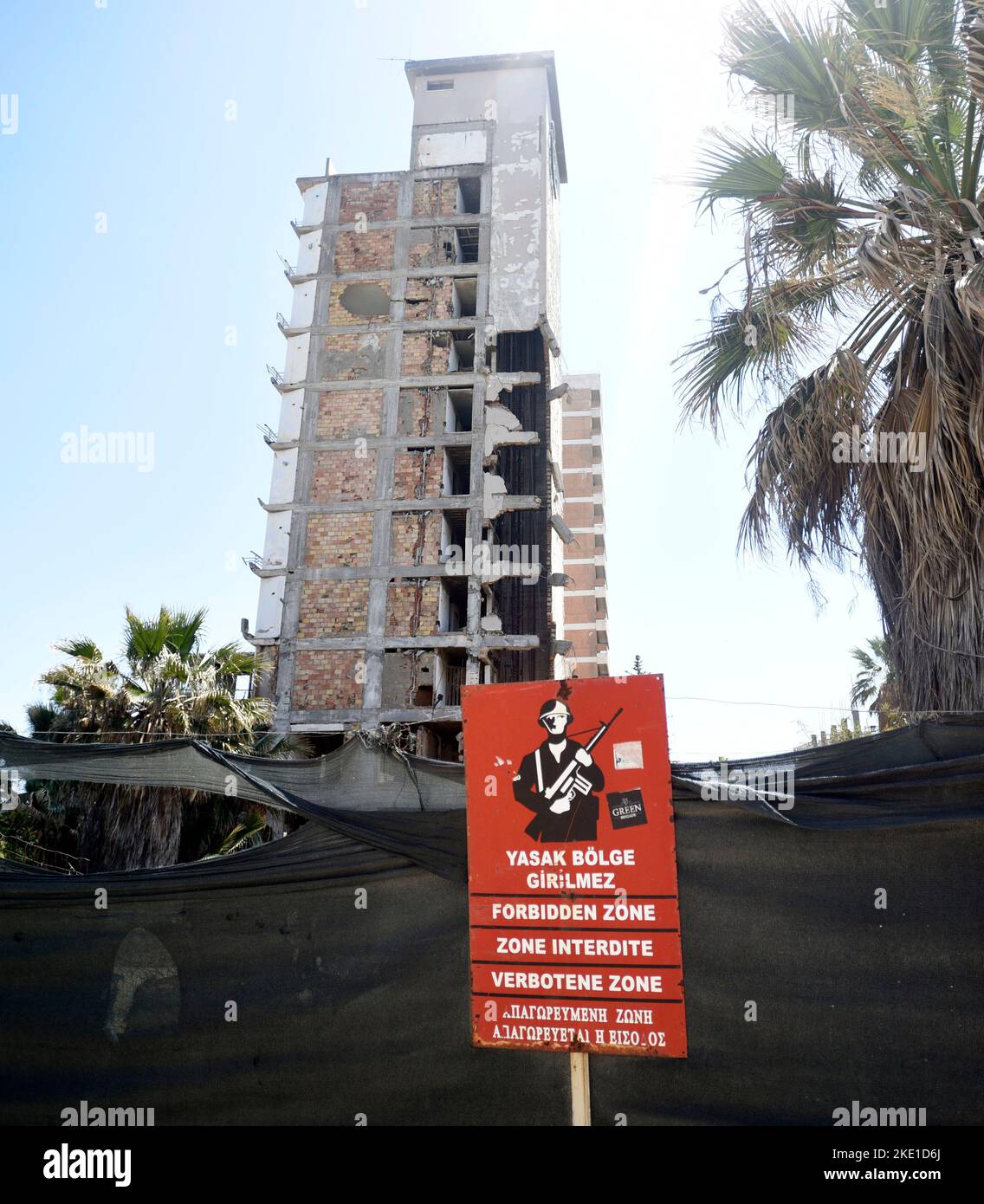 Turkish troops stand guard over Occupied area of Famagusta after ...