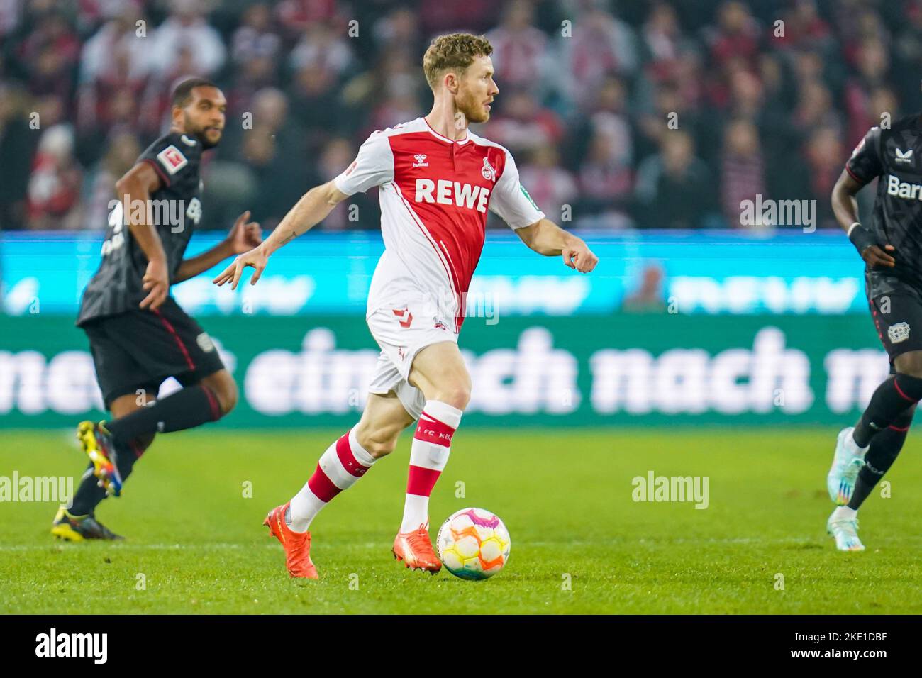 COLOGNE, GERMANY - NOVEMBER 9: Florian Kainz (c) of 1. FC Koln during ...
