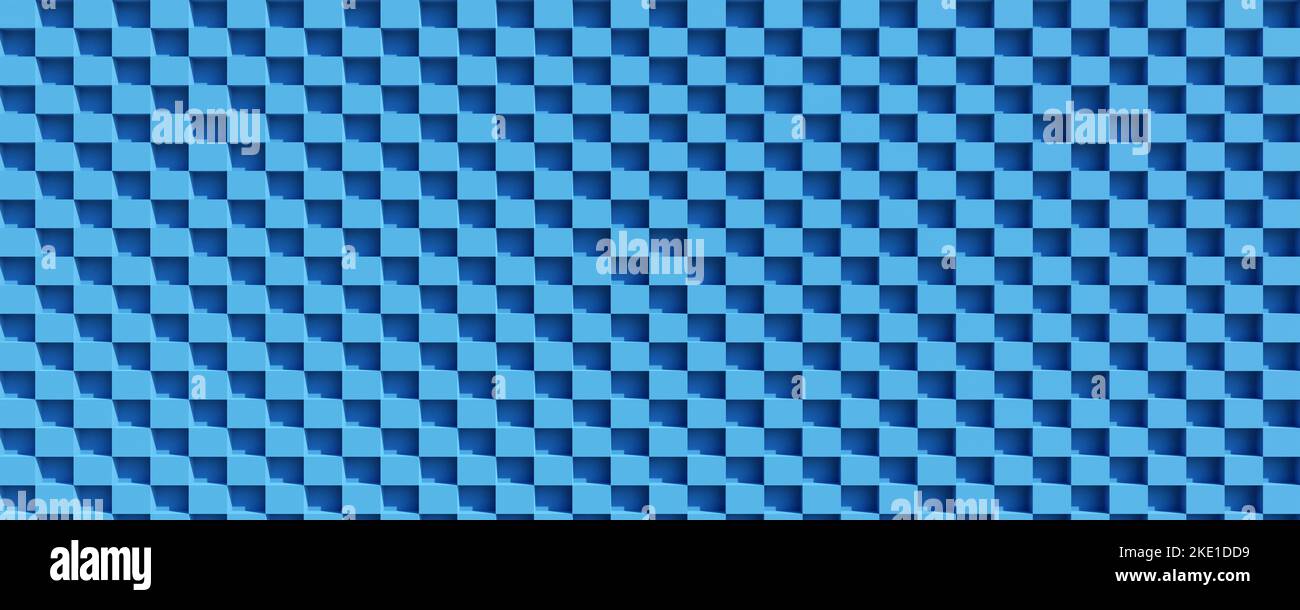 Blue color square shape, seamless repeating pattern background, texture ...