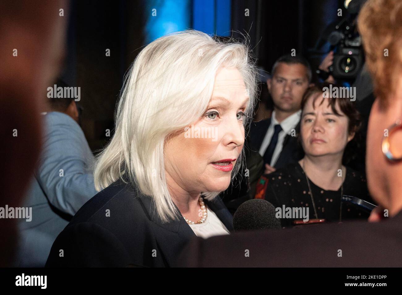 New York, New York, USA. 8th Nov, 2022. US Senator Kirsten Gillibrand ...