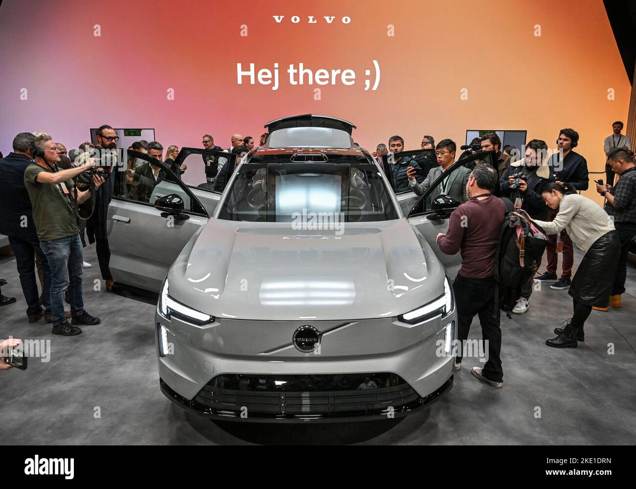 STOCKHOLM 20221109 Volvo EX90, Volvo Cars nya helt elektriska SUV ...