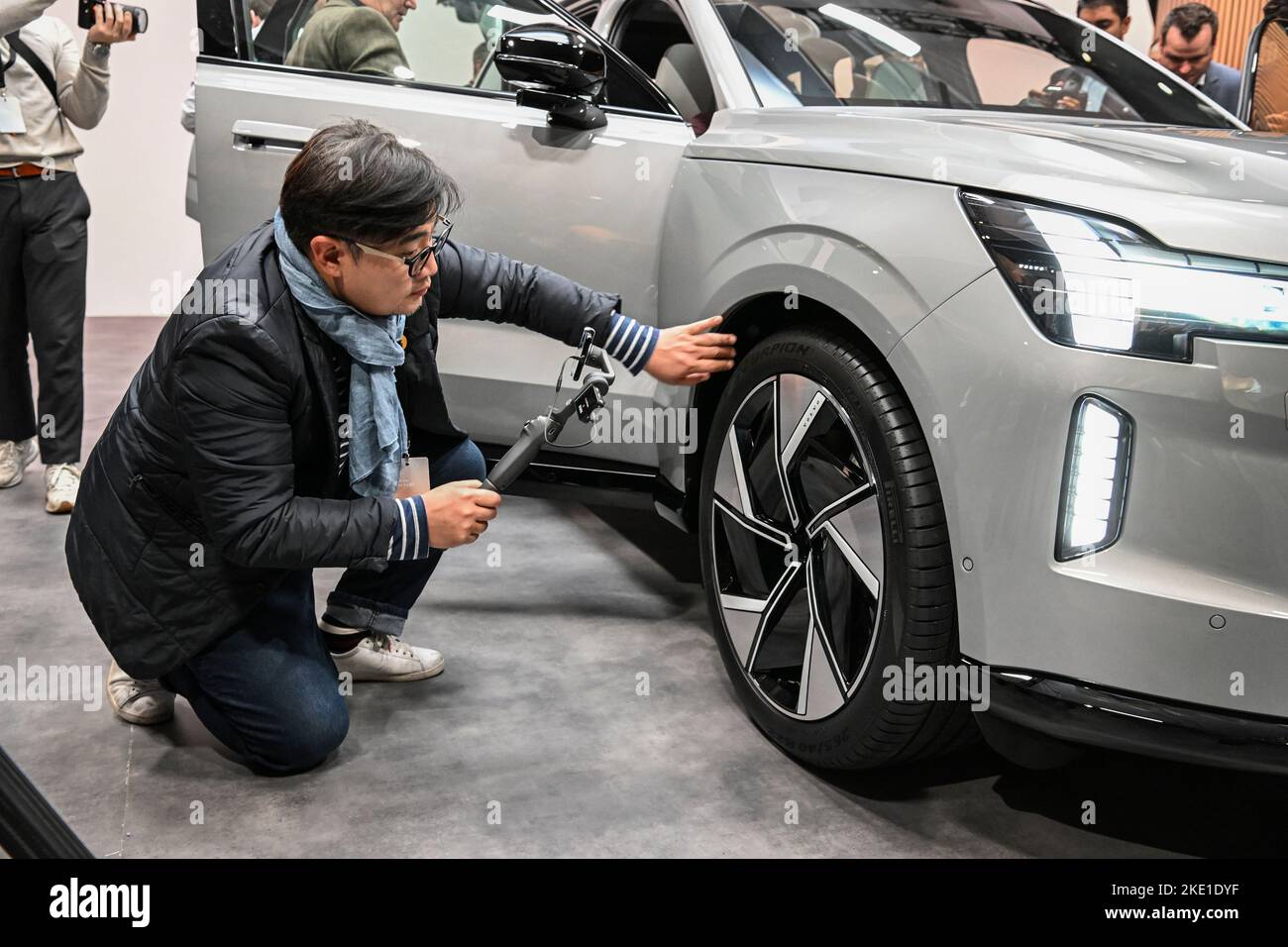 STOCKHOLM 20221109 Volvo EX90, Volvo Cars nya helt elektriska SUV ...