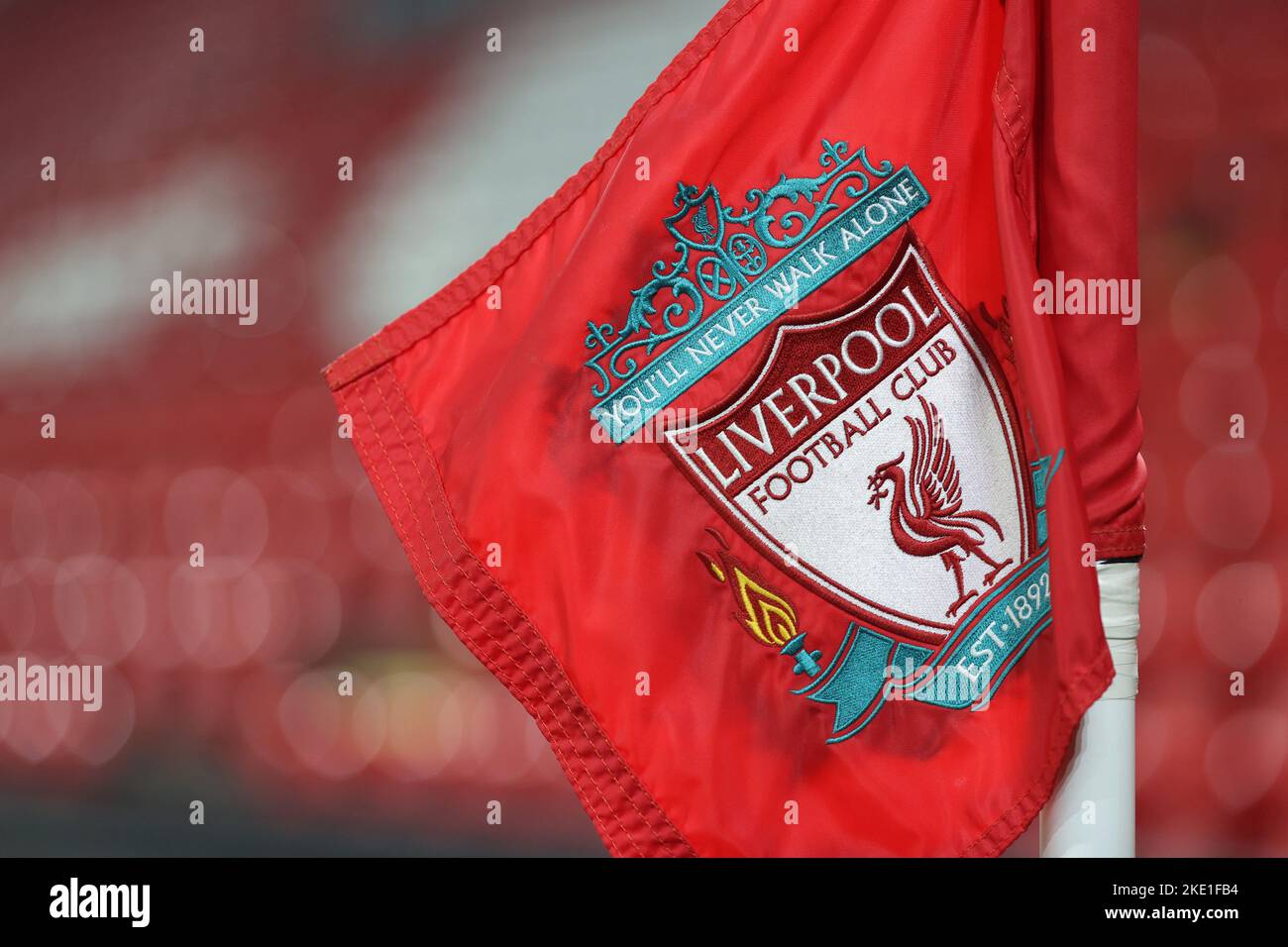 The corner flag anfield hi-res stock photography and images - Alamy