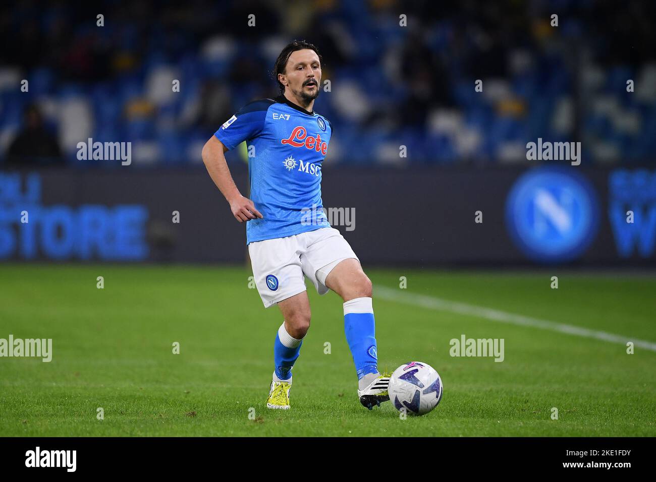 Mario Rui of SSC Napoli in action during the Serie A match between SSC ...