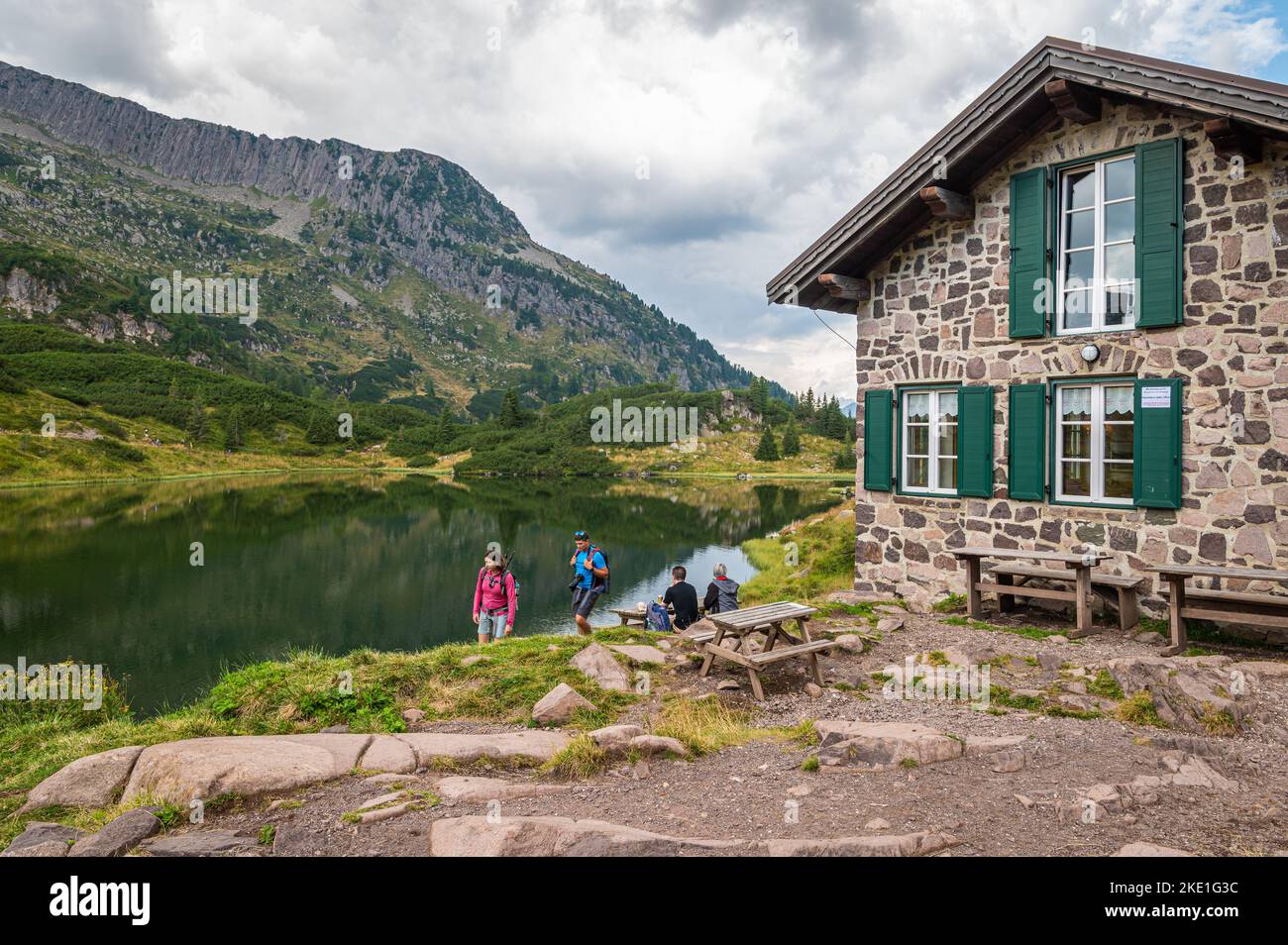 Colbricon alpine mountain hut hi-res stock photography and images - Alamy