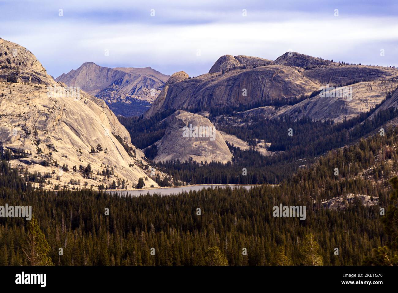 Yosemite - Panoramic View above Lake Tenaya Stock Photo - Alamy