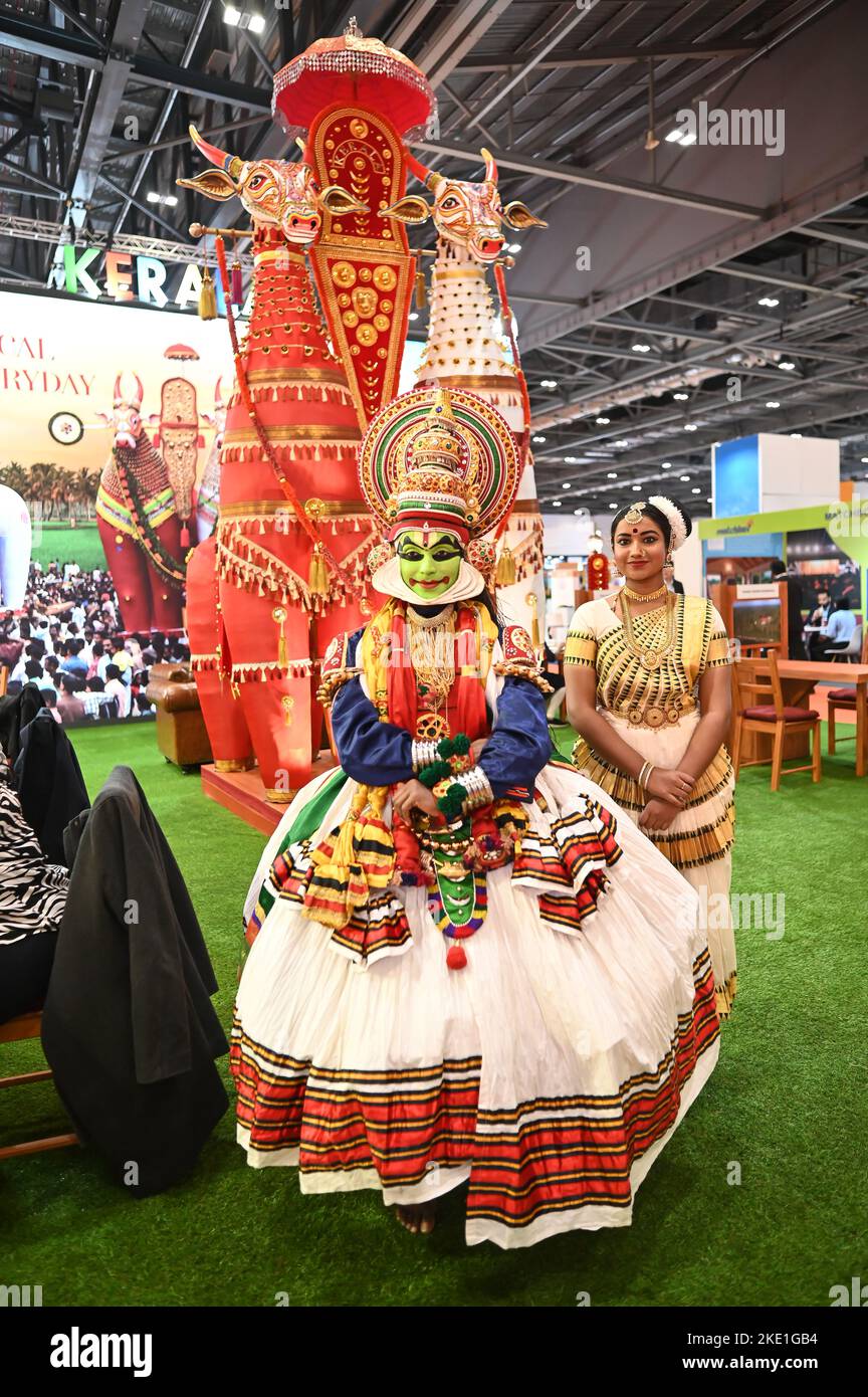 London, England, UK. 9th Nov, 2022. Karala Tourism exhibitors at Where ...