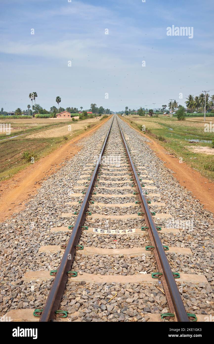 Railway Tracks Kampot Cambodia Stock Photo - Alamy